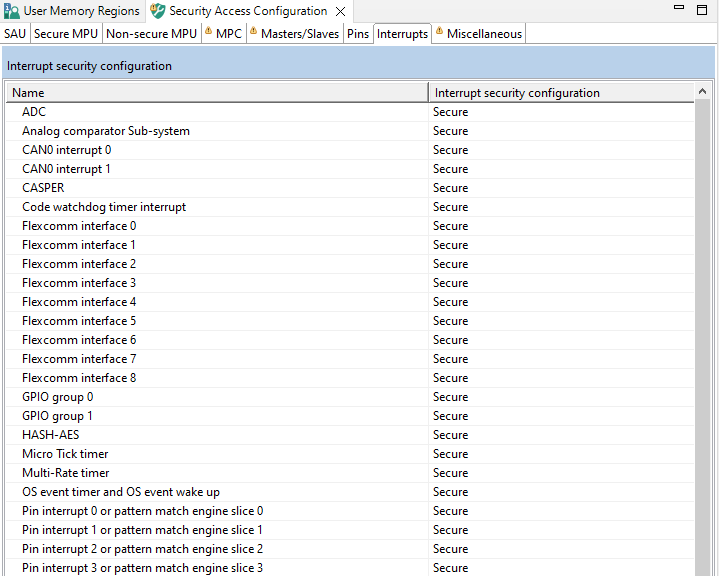 Trusted Execution Environment Tool — MCUXpresso Configuration Tools 26. ...