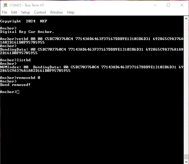Running CCC Digital Key scenarios using the Shell Interface ...